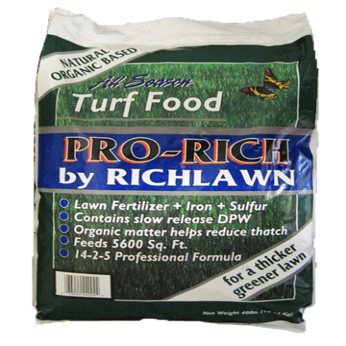 Pro-Rich Turf Food 14-2-5 Organic Base – Rivendell Distribution